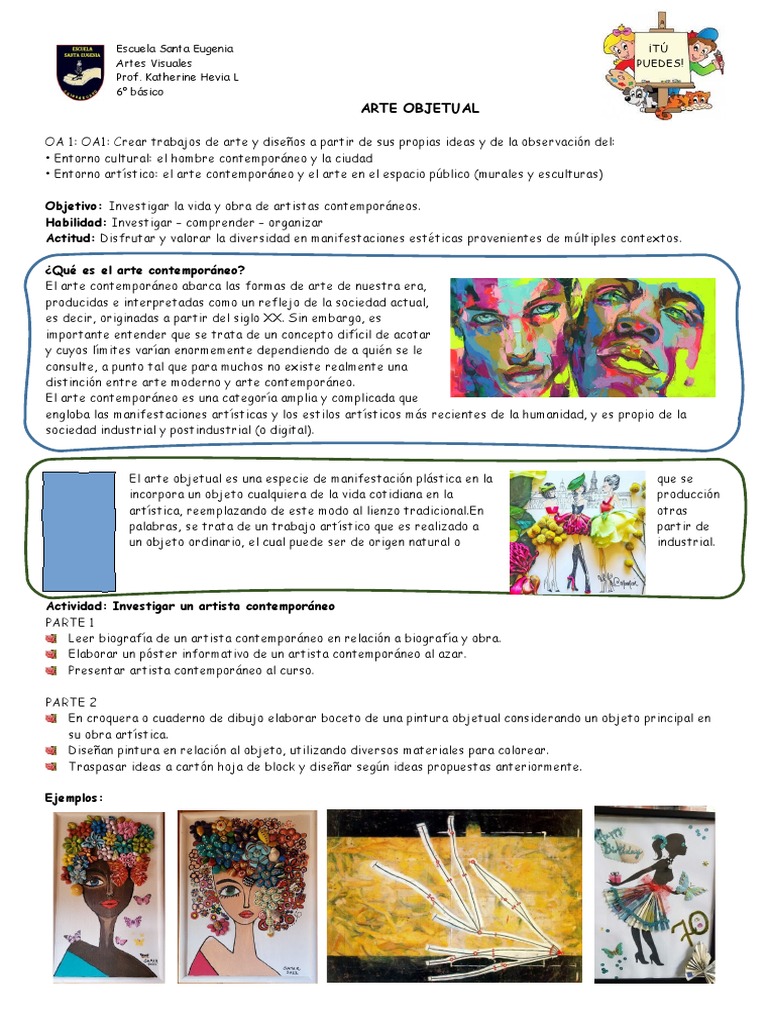 6to Arte Objetual | Descargar gratis PDF | Arte contemporáneo | Estética