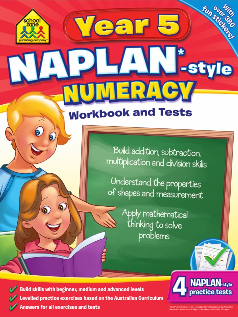 Dokumen - Tips School Zone Naplan Style Numeracy Year 5 | PDF | Mathematics | Arithmetic