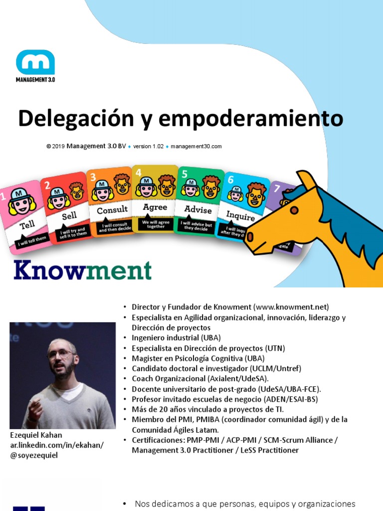 MNG30 - 6-Delegación y empoderamiento_Knowment | PDF | Empoderamiento | Motivación
