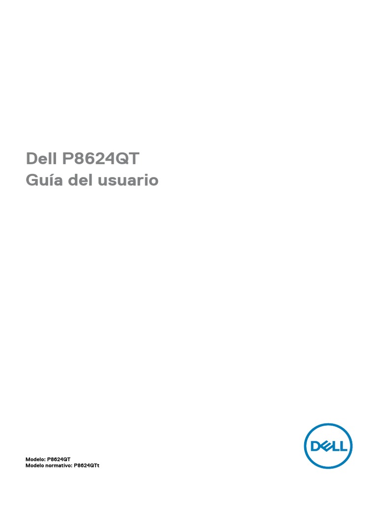p8624qt Monitor | PDF | USB | Pantalla de cristal líquido