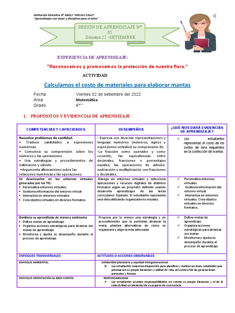 Matemática 4 | PDF | Aprendizaje | Dinero