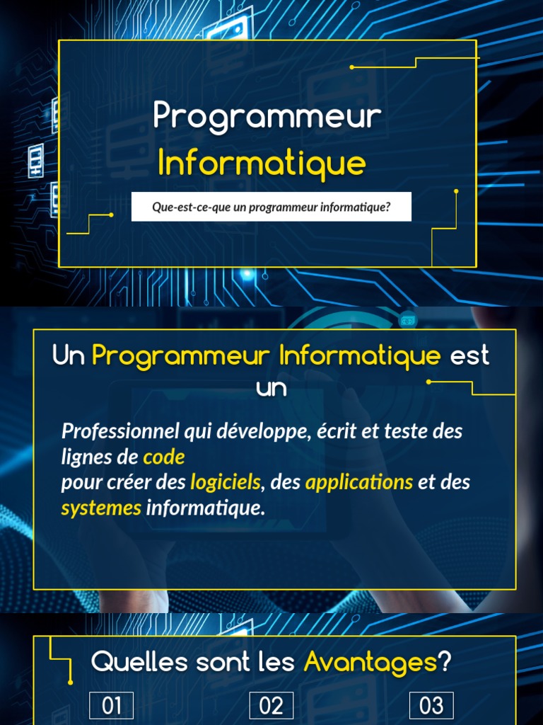 Devenir Programmeur Informatique | PDF | Informatique | Développement de logiciel