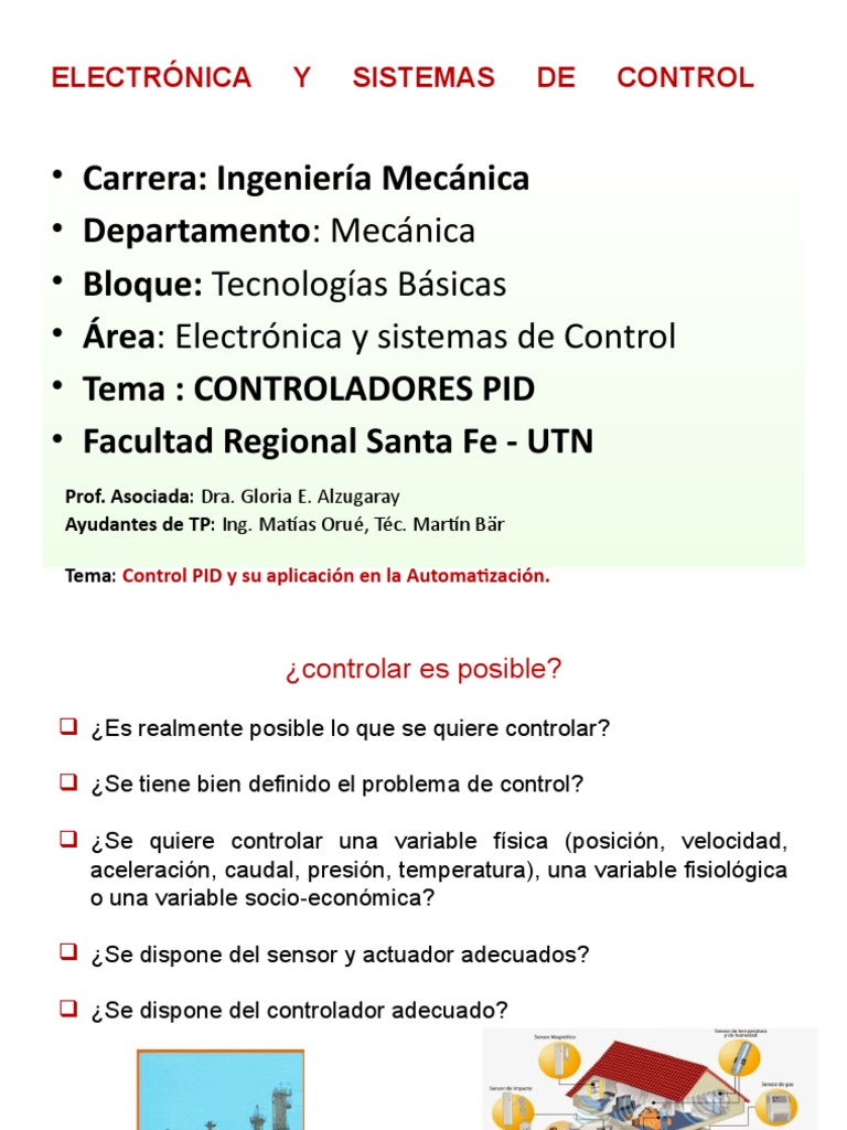 PID | PDF | Controlador lógico programable | Ingeniería Informática