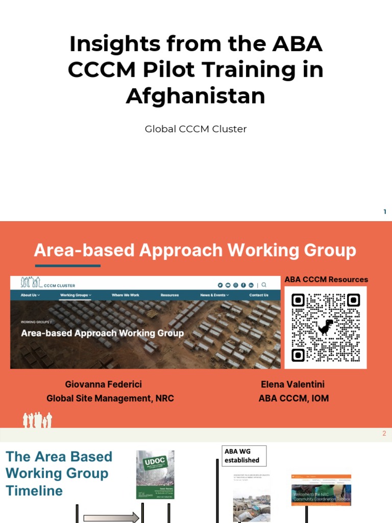 ABA WG - CCCM Annual Meeting - 15 June 2023 | PDF | Human Communication
