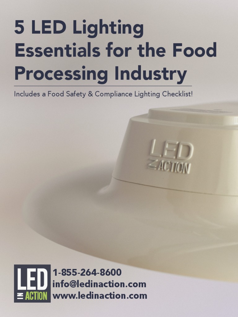 Food Processing Lighting Essentials Guide | PDF | Food Safety
