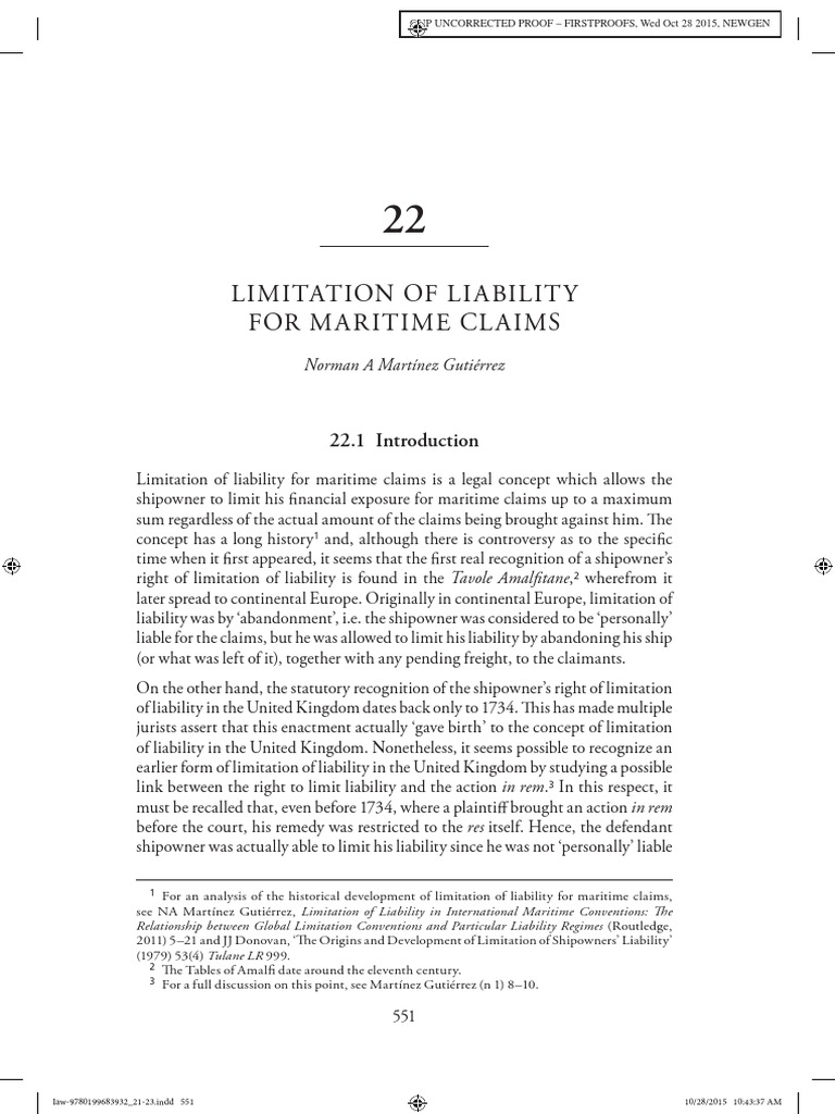 LLMC Chapter IMLI Manual | PDF | Marine Salvage | Justice