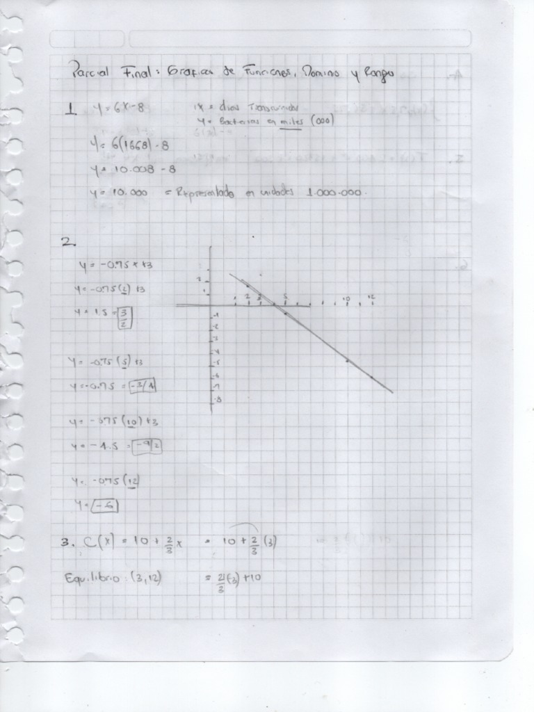 Evidencia Parcial Final Precalculo Leonardo Peñaranda 920181 | PDF