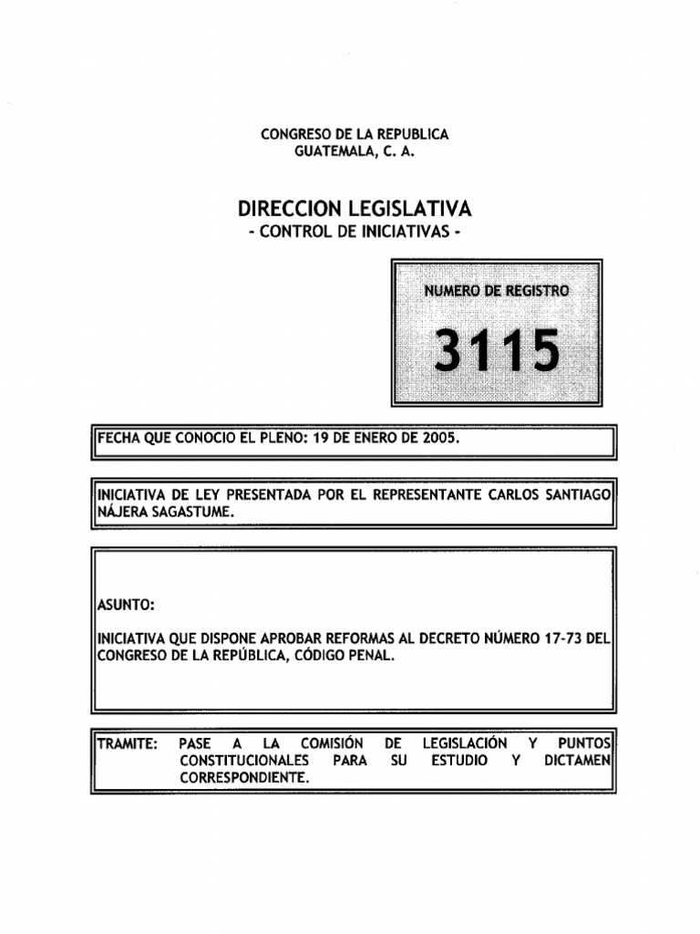 Registro 3115 | PDF