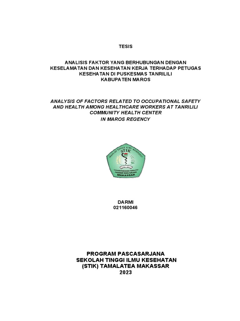 Tesis Darmi Okay 1 | PDF