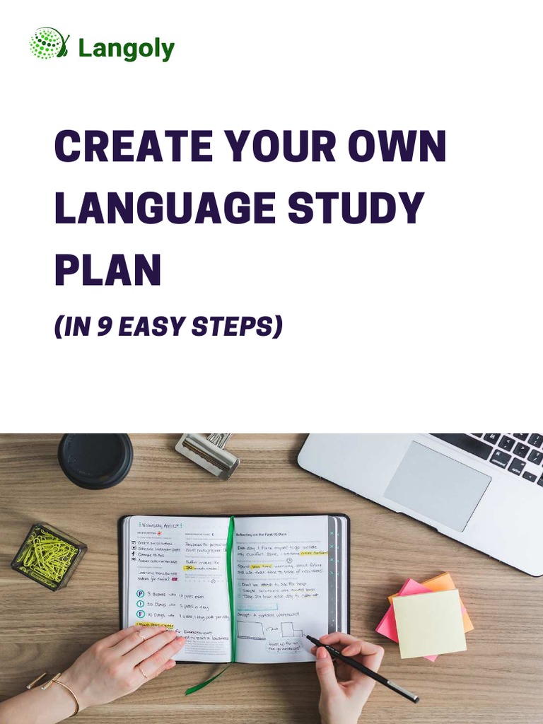 Langoly Free Study Planner Fillable | PDF | Learning | Language Acquisition