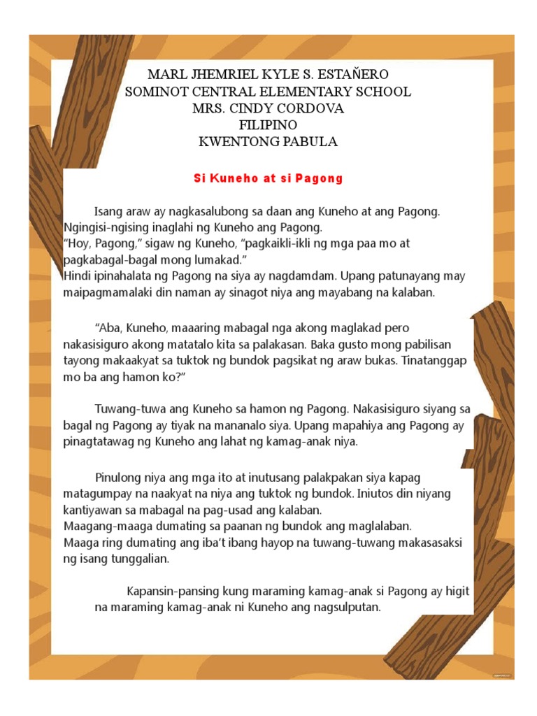 Kael Assignment Filipino | PDF