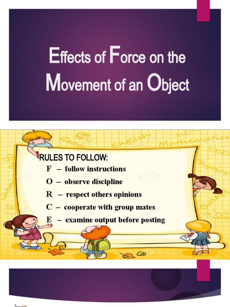 Force Demo Teaching Pdf Force