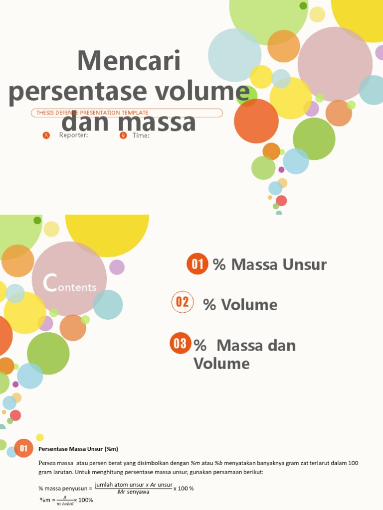 Persentase Volume Dan Massa - WPS Office | PDF
