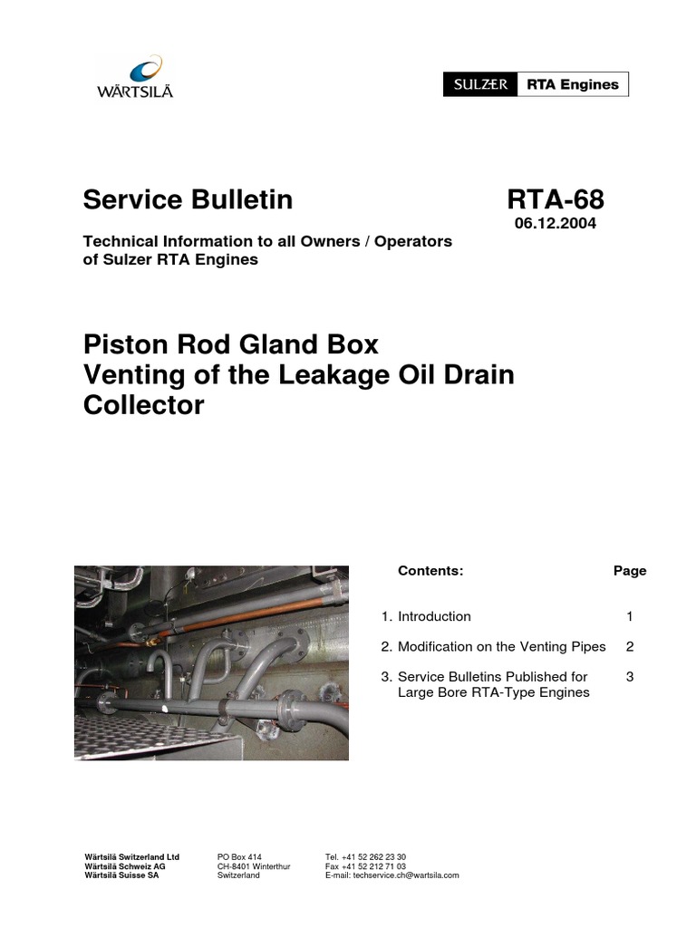 Piston Rod Gland Box Modification Guide | PDF | Piston | Valve