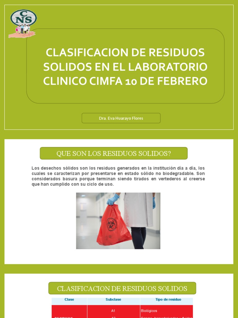 Residuos Solidos | Descargar gratis PDF | Residuos | Laboratorios