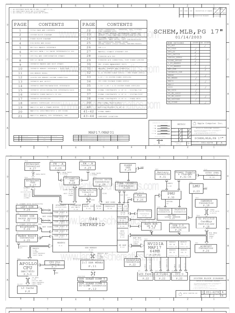 LB# 820-1372 - 051-6278 - A000.schematic | PDF | Usb | Electronics