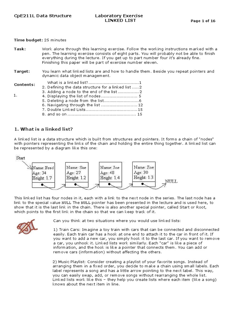 CARLOM Laboratory Exercise 3 Linked List | PDF | Pointer (Computer ... CARLOM Laboratory Exercise 3 Linked List | PDF | Pointer (Computer ...