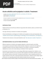 Cellulitis and Skin Abscess in Adults - Treatment - UpToDate | PDF ...