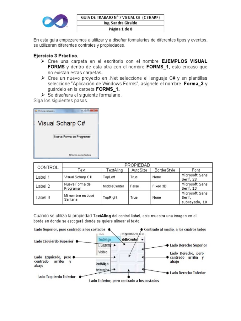 7 Guia Visual C# Forms | PDF | C Sharp (lenguaje de programación ...
