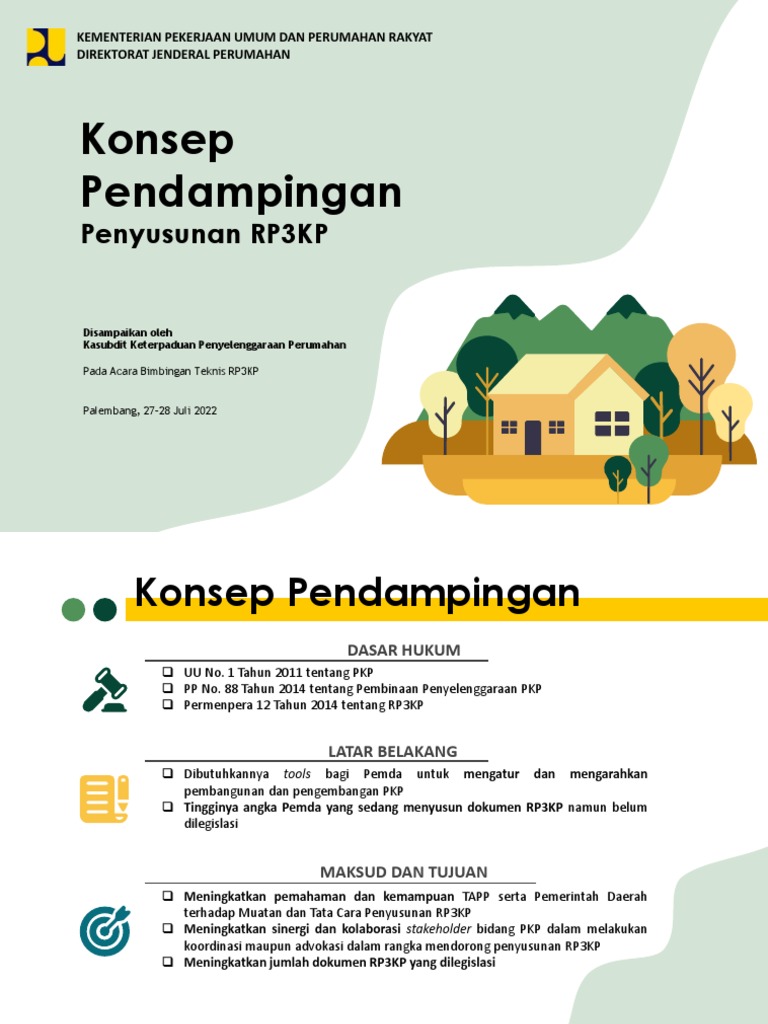 Konsep Pendampingan RP3KP - Kasubdit KPP | PDF | Komputer
