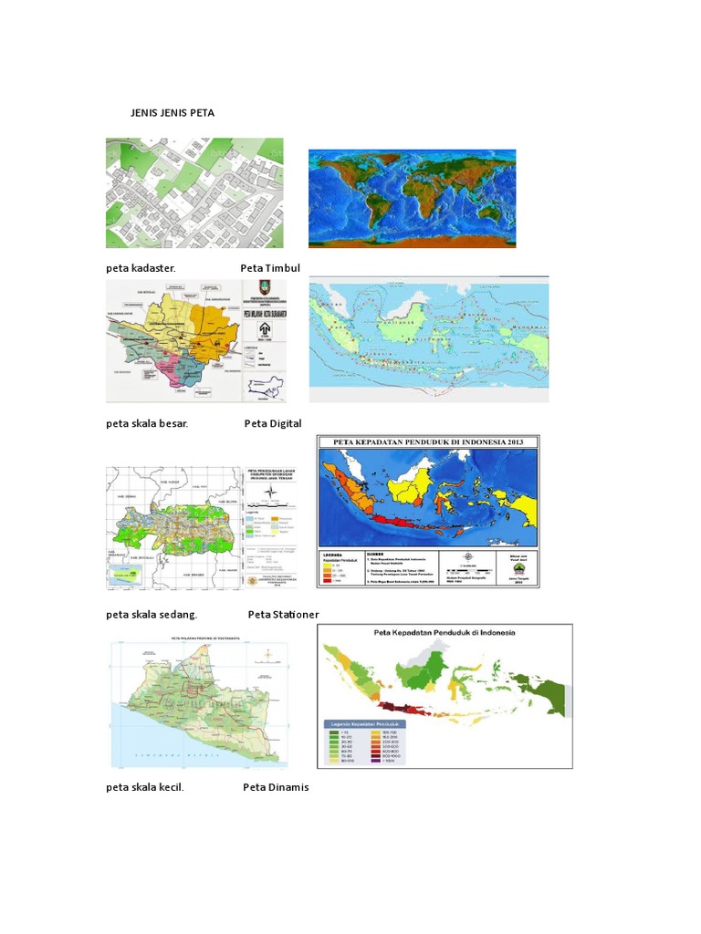 Macam Macam Peta - Geografi E5 | PDF