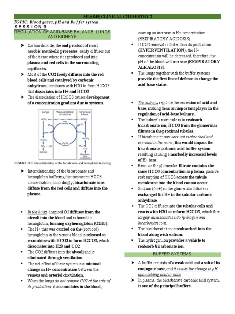CC2 - Lec9 1 | PDF | Buffer Solution | Bicarbonate