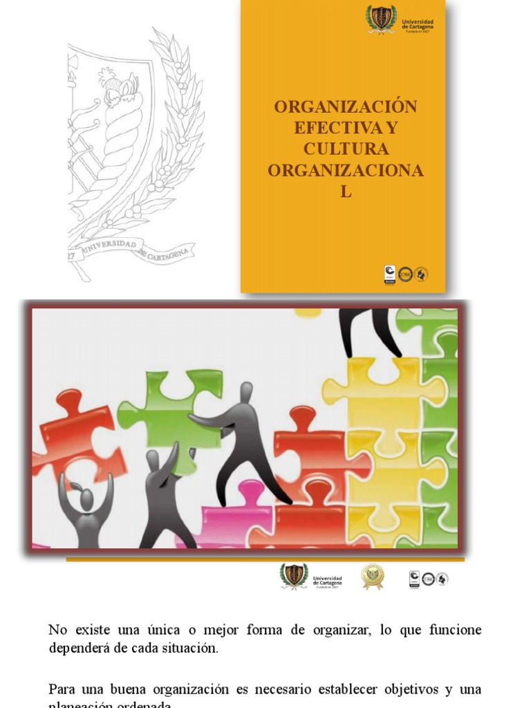Unidad 3f Organización Efectiva y Cultura Organizacional | PDF ...
