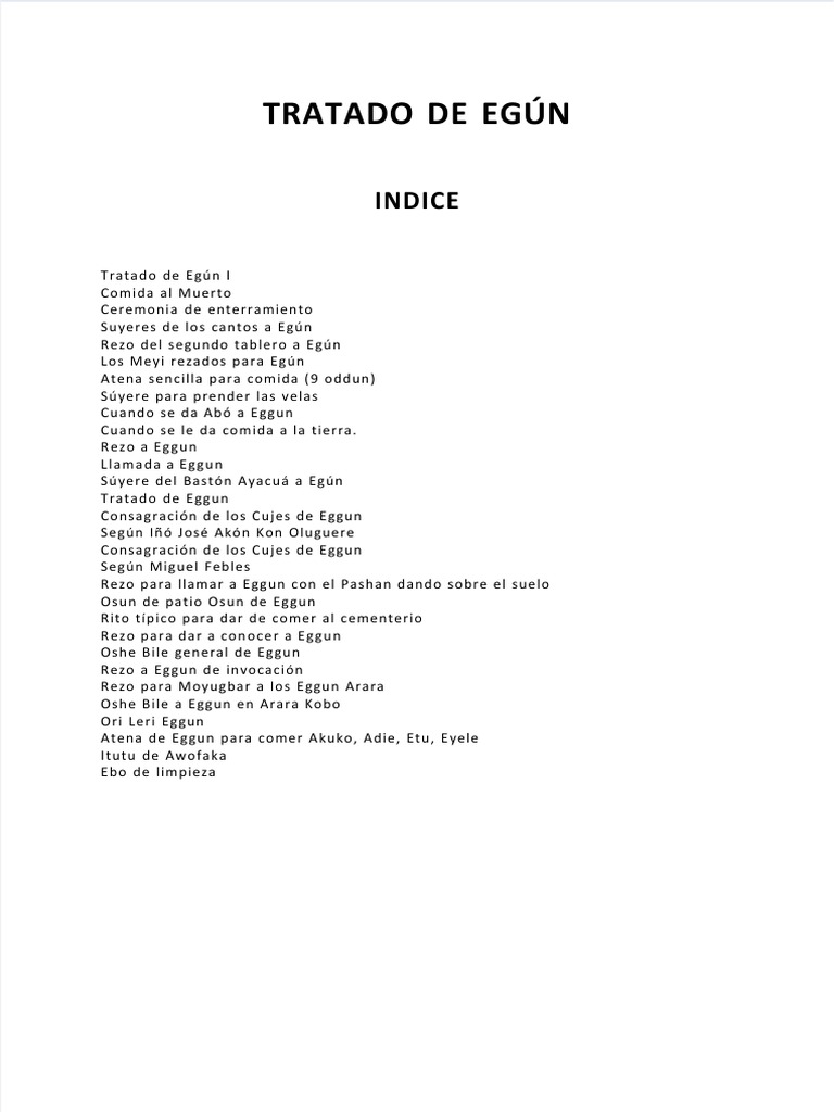 Ritual y Signos de Eggun en Santería | PDF | Santeria