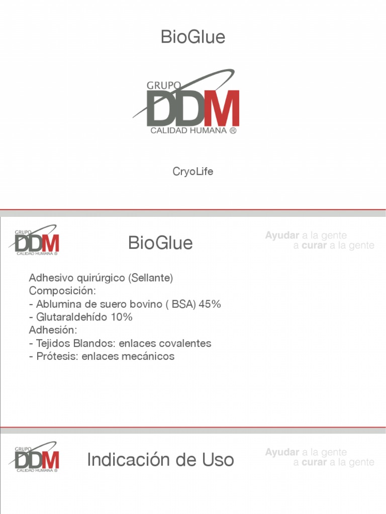 Bio Glue | PDF | Medicina CLINICA | Especialidades Medicas