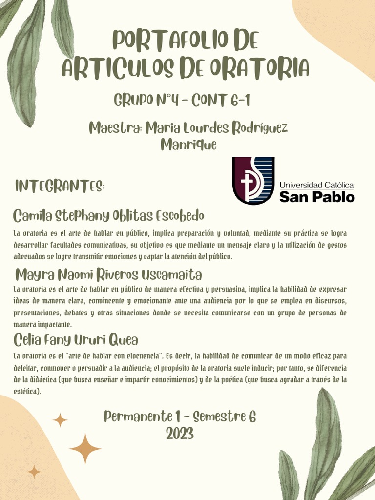 Caratulaaaaaa Orat | PDF