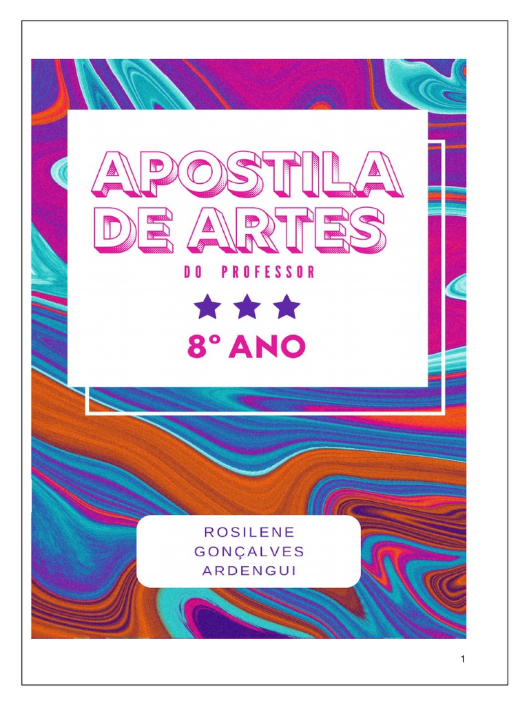 Apostila 8ºano Nº 01 | PDF | Ciências Sociais | Arte
