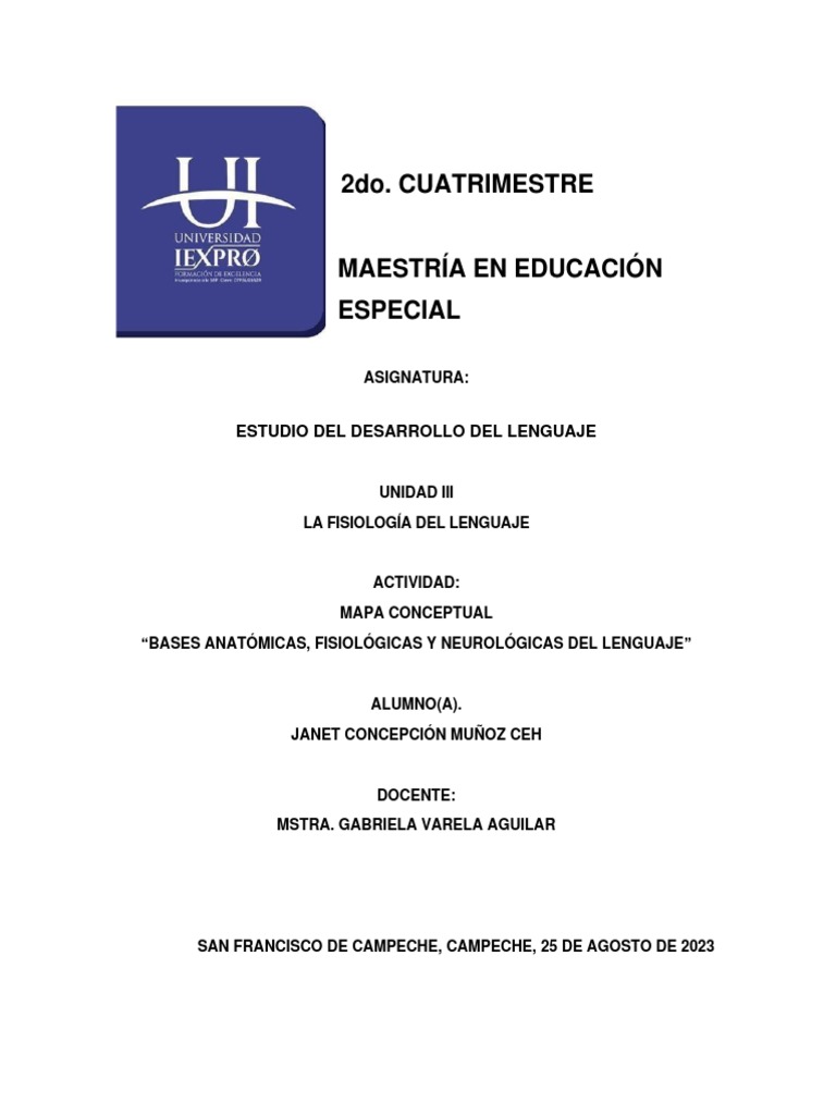 Muñoz Janet Act4 Mapa | PDF | Estudios de idiomas extranjeros