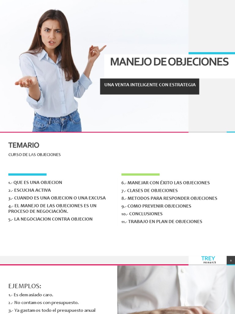 Curso de Manejo de Objeciones | PDF | Negociación | Presupuesto