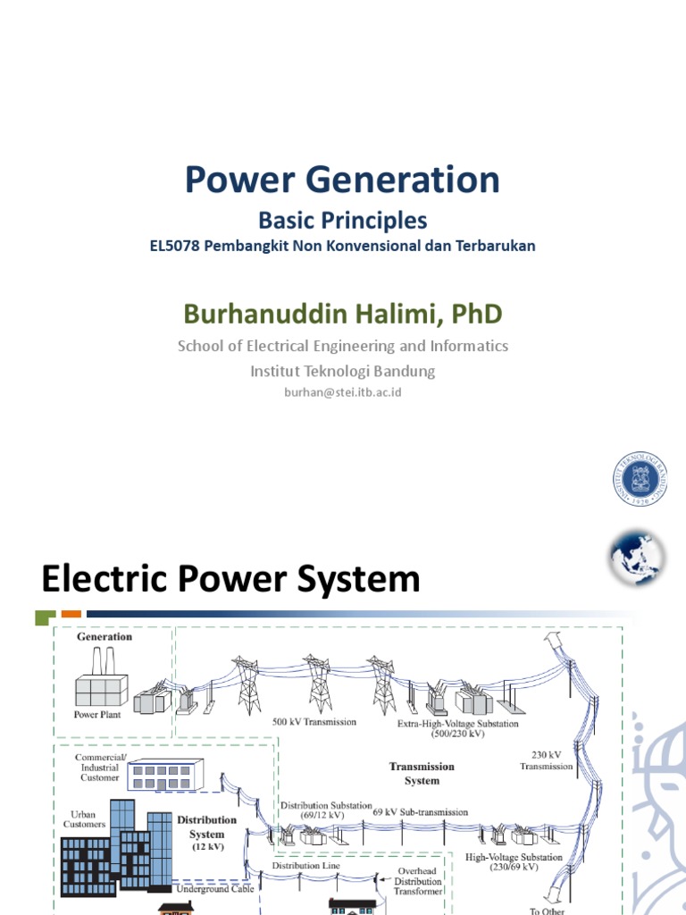 01-01-Power-Generation | PDF | Power Station | Electricity Generation