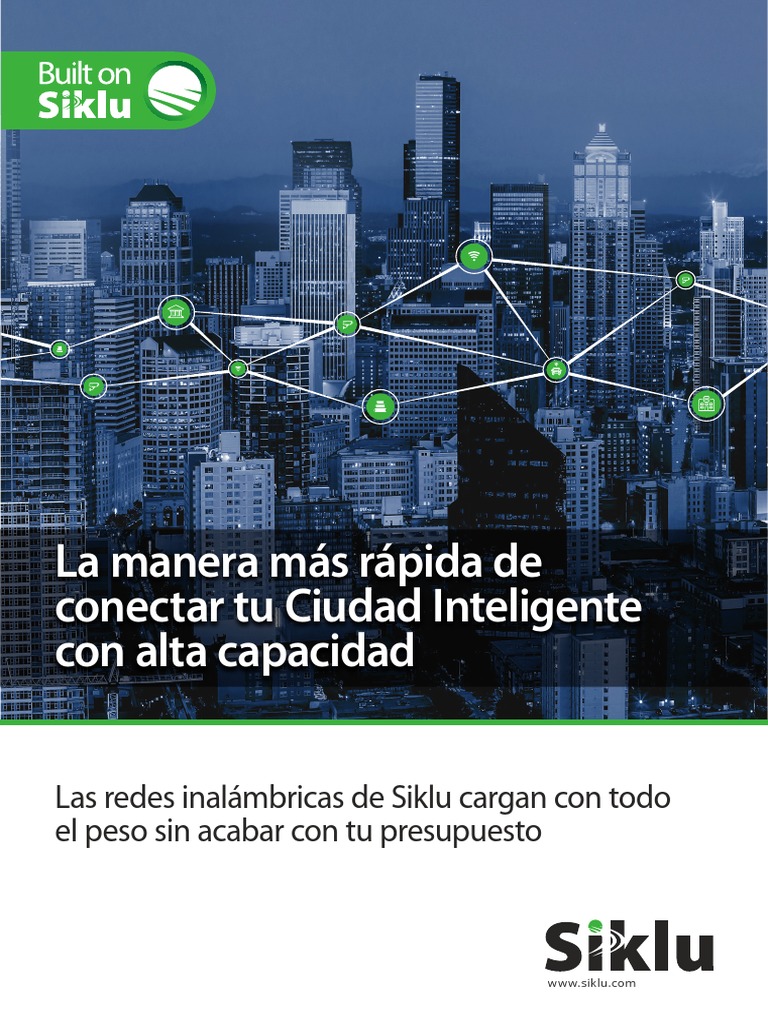 Siklu Smart City Brochure - Spanish | PDF | Inalámbrico | Ciencias de ...