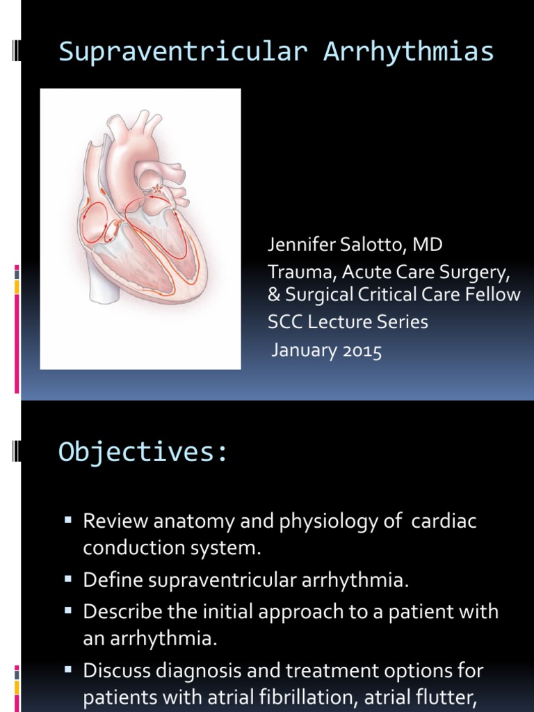 Supraventricular Arrhythmias | PDF | Heart | Physiology