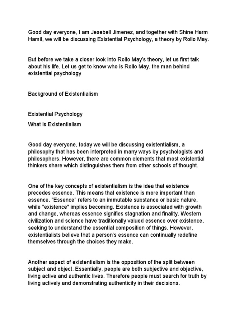 Rollo May | PDF | Existentialism | Anxiety