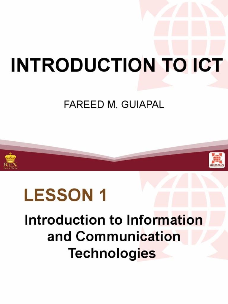 L1 Introduction To Information and Communication Technology | PDF
