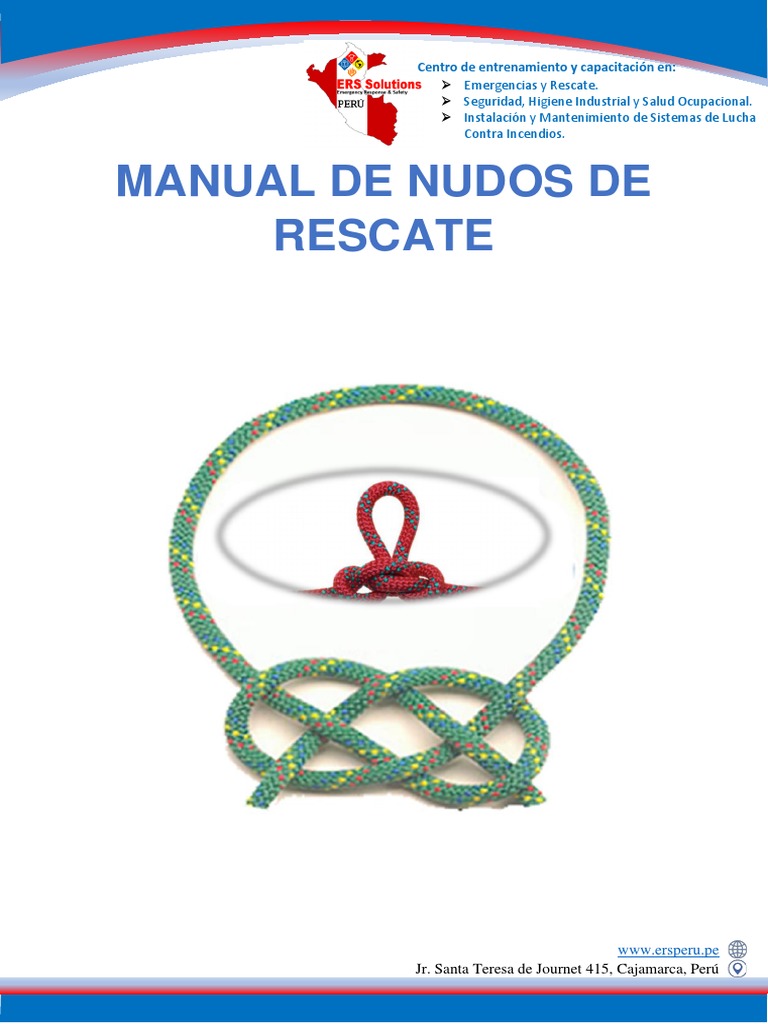 Manual de Nudos de Rescate - Ers Perú | PDF