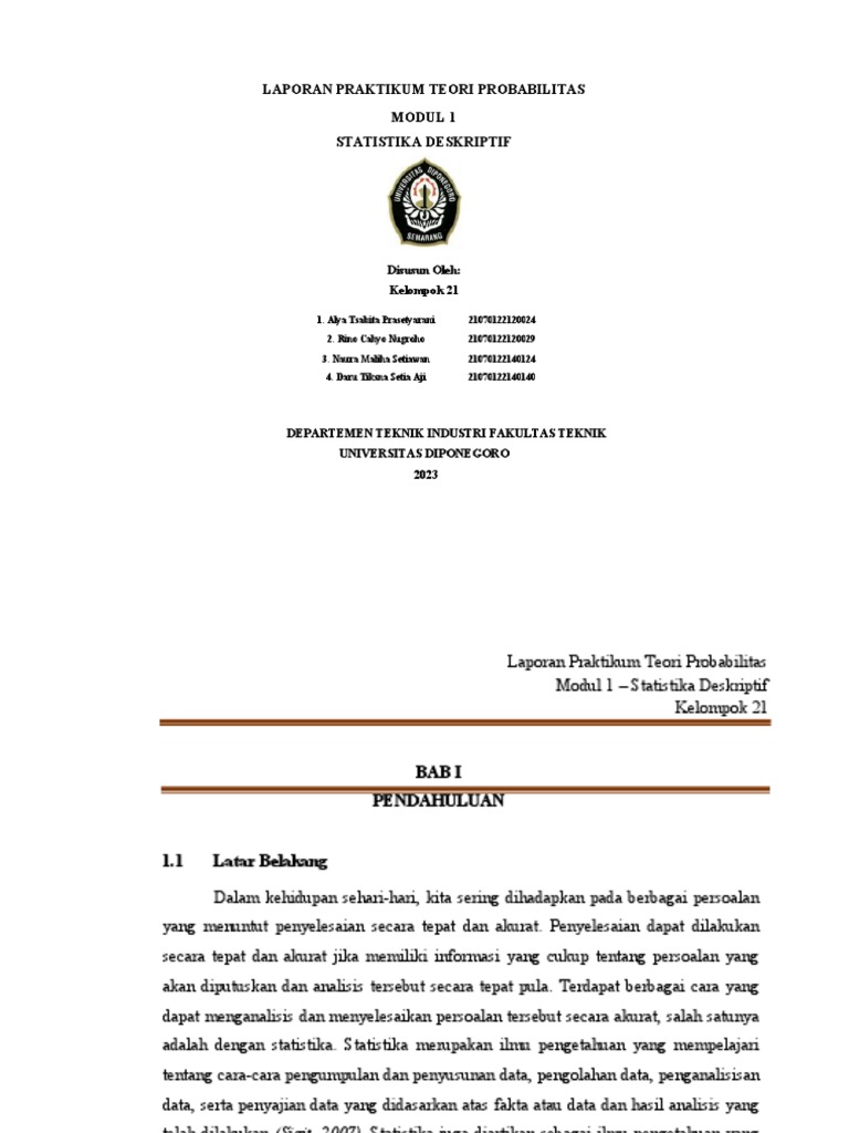 Kelompok 21 - M1 - Asis 1 - Kayana Indah Cahyaningrum | PDF