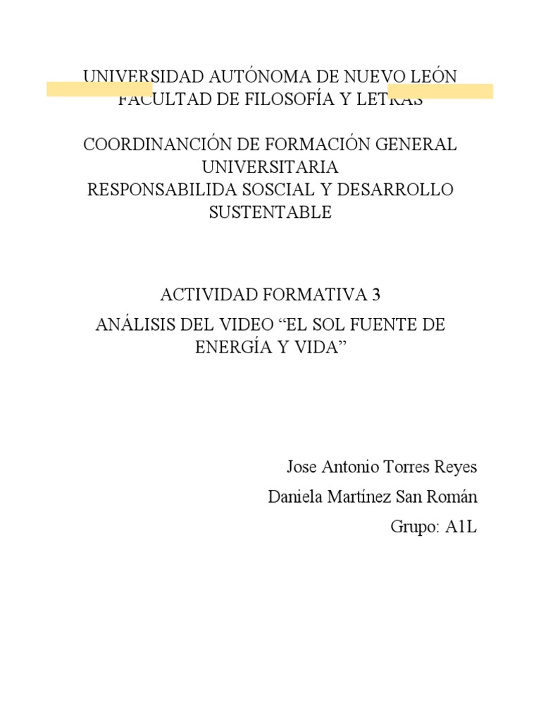 Actividad Formativa 3 | PDF