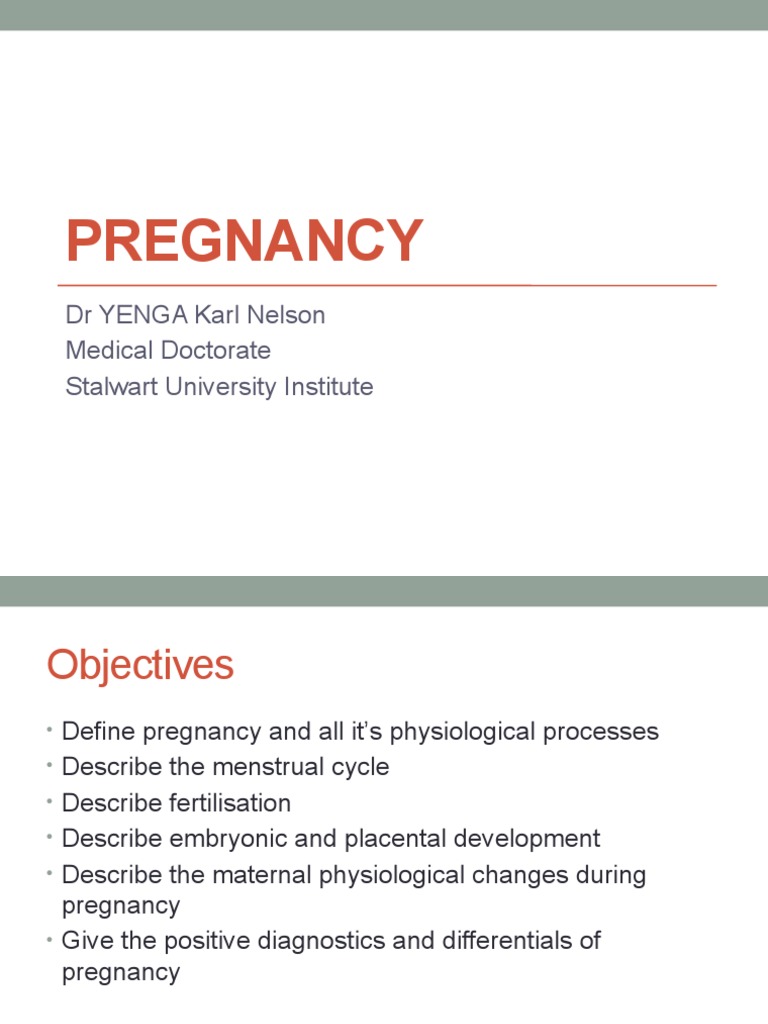 Understanding Pregnancy: Key Processes | PDF | Menstrual Cycle ...