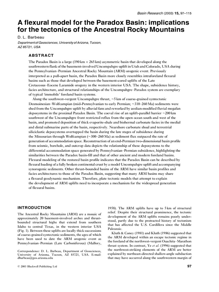 Barbeau - 2003 - 3D Models of Seventy-Seven | PDF | Earth Sciences ...