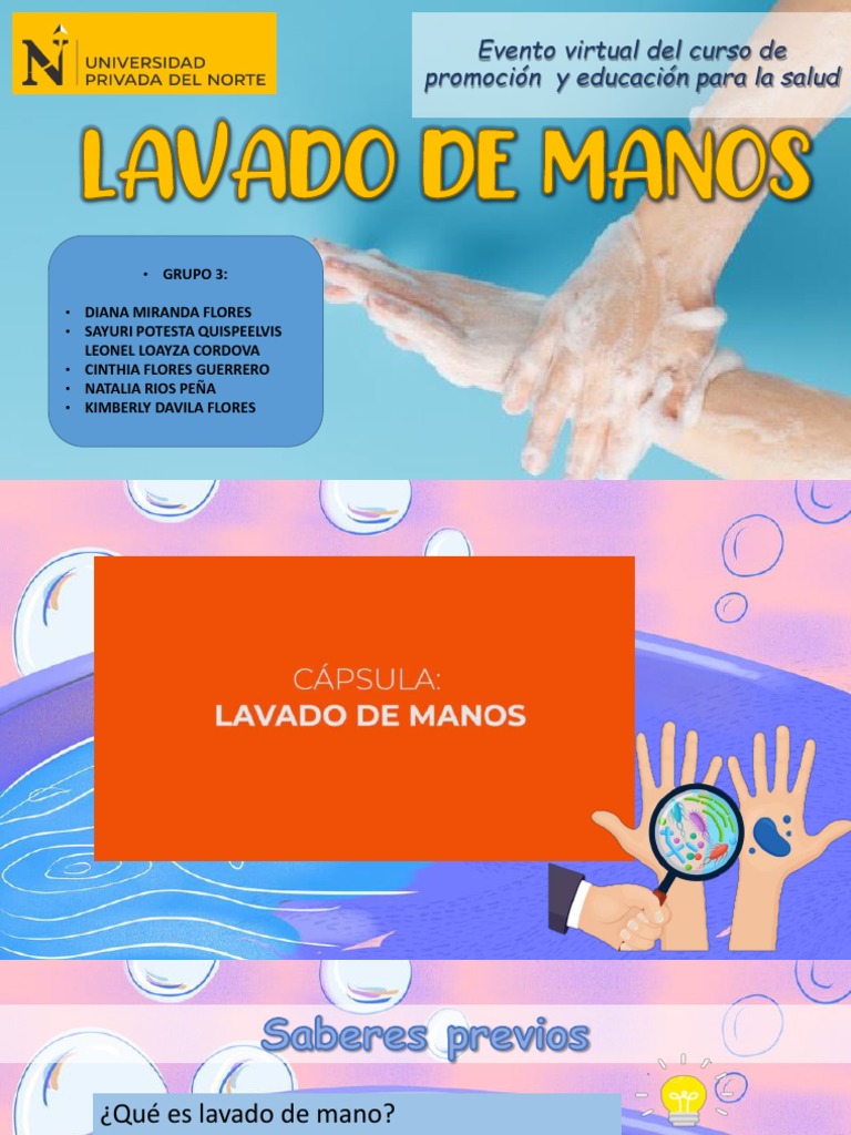 Lavado de Manos | PDF