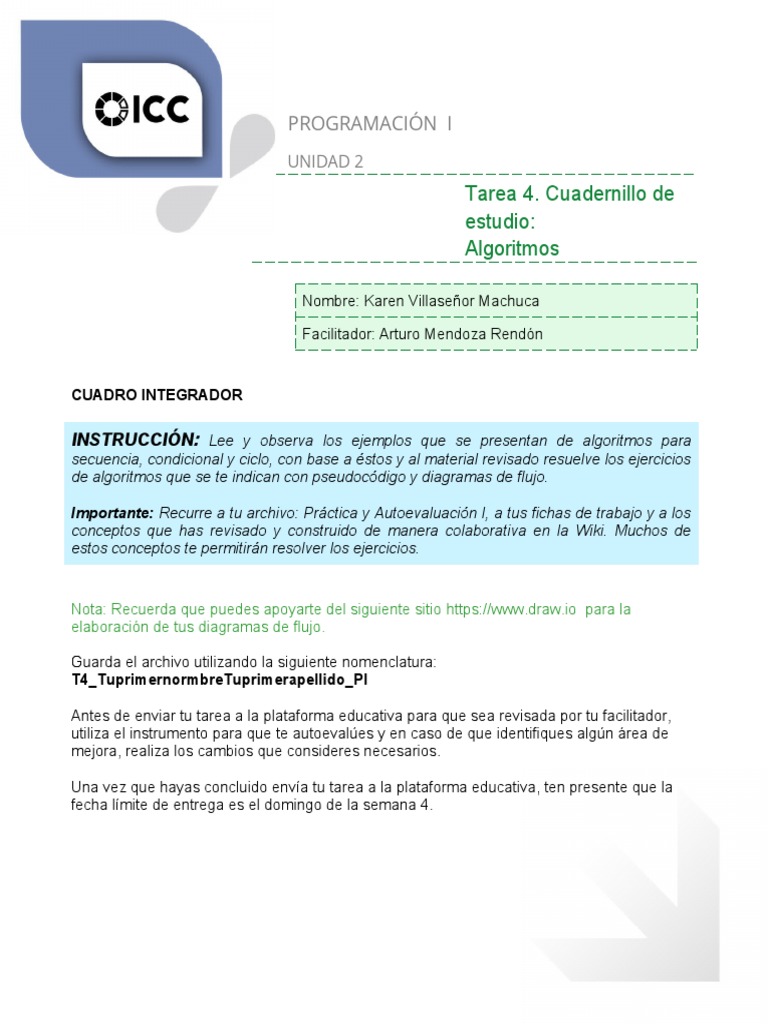 Algoritmos Básicos para Niños | PDF | Algoritmos | Programación de ...