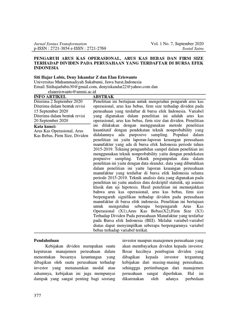 Lubis Et. Al., (2020) | PDF Lubis Et. Al., (2020) | PDF