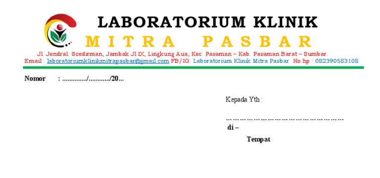 BLANKO Amplop KLINIK MITRA | PDF