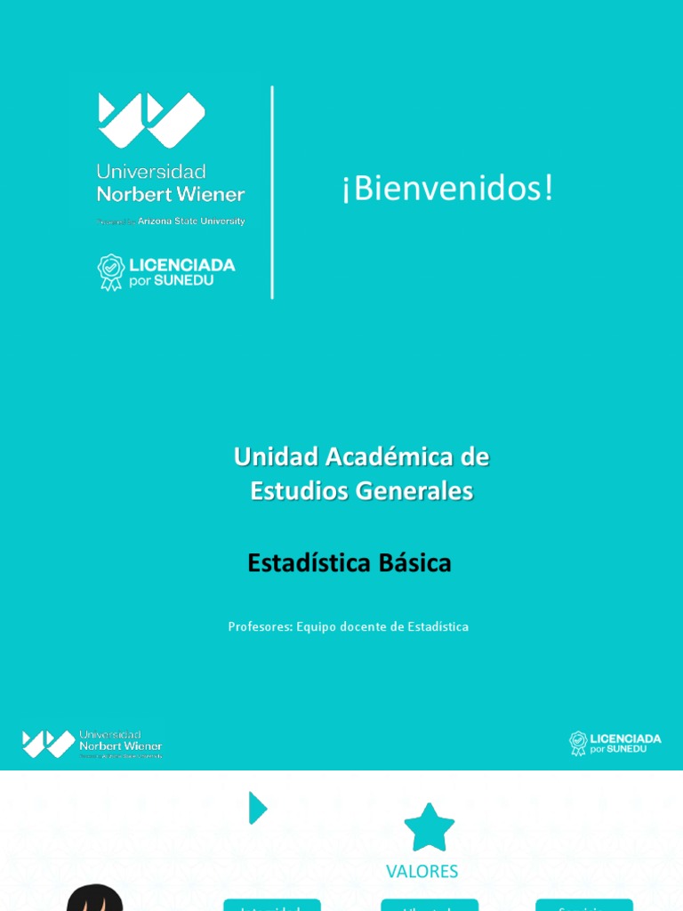 S01 Conceptos Básicos Estadística 2023-2 0308 | PDF | Estadísticas | Estadísticas descriptivas