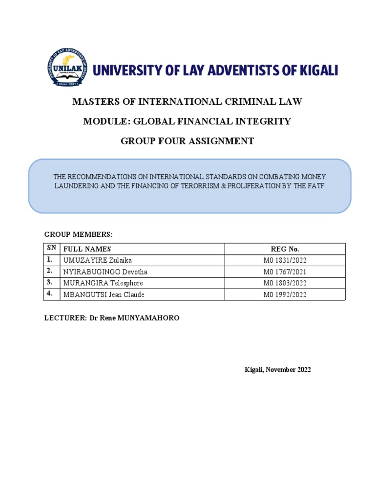 Final Assignment GFI | PDF | Finance & Money Management | Social Science