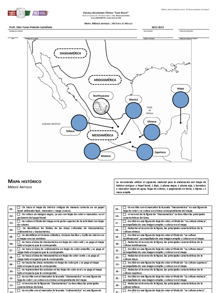 Mapa. México Antiguo | PDF